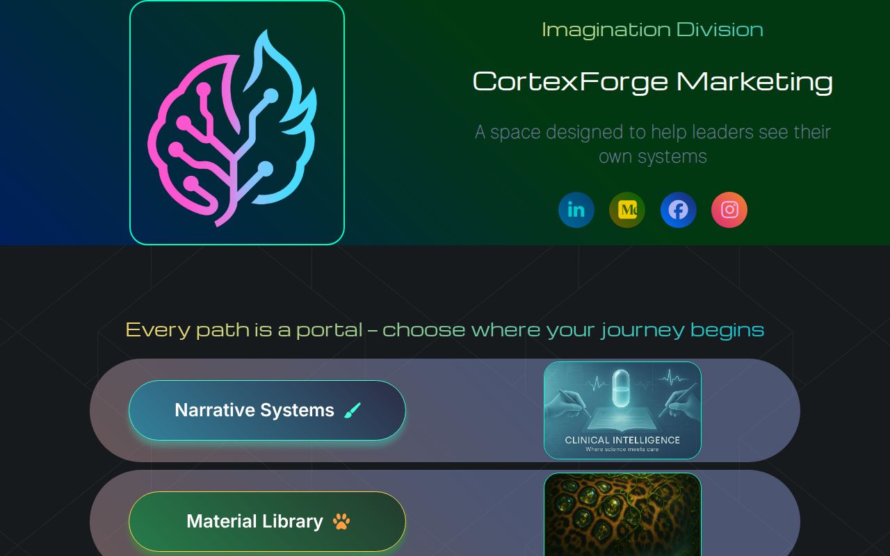 CortexForge Marketing | Imagination Division